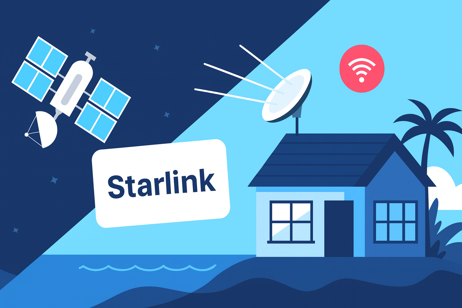 Installation Starlink Antilles – Internet Haut Débit avec Connect IT